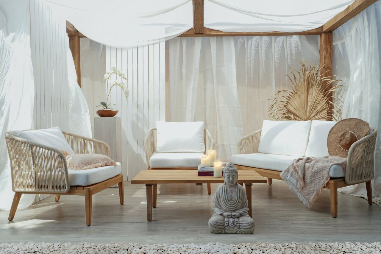 Lucia Outdoor Living Set | Mangosteen