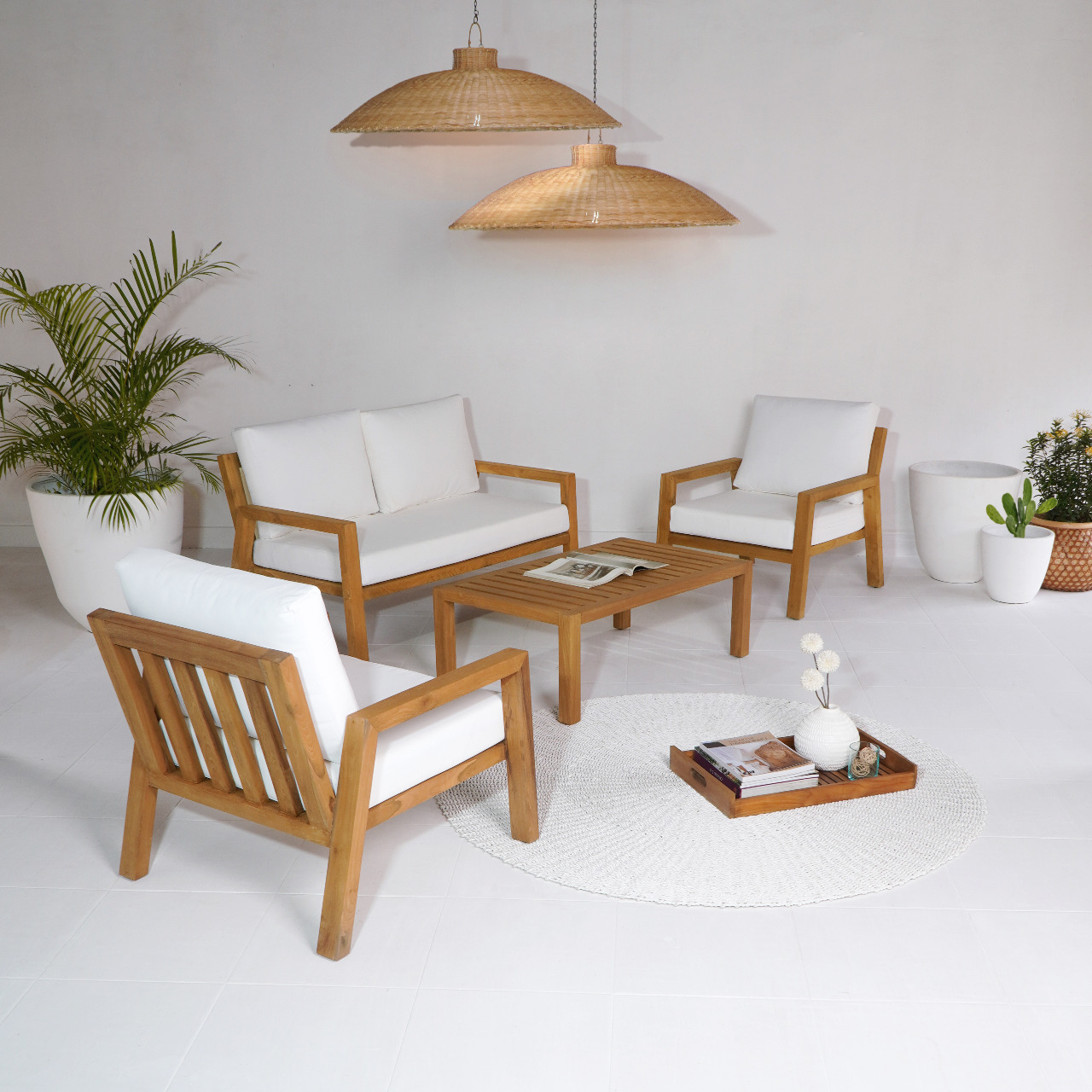 Jardin Outdoor Living Set | Mangosteen