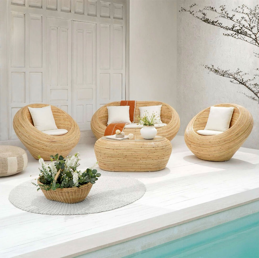 Sereno Outdoor Living Set | Mangosteen